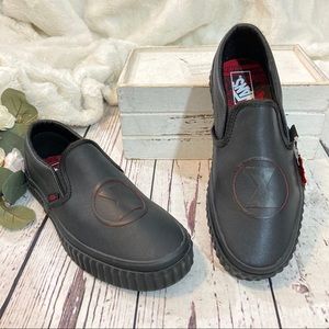 Vans | Shoes | Vans Marvel Black Widow Classic Slip On Nwt | Poshmark